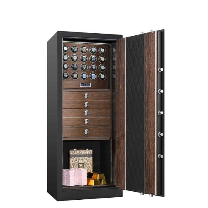 Walnut Westhill Elite Watch Safe - L